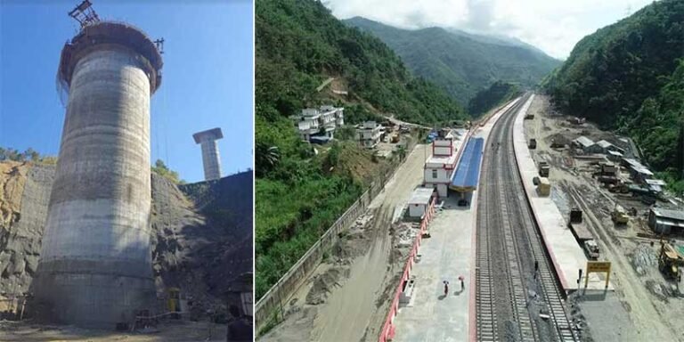 Manipur: World’s tallest pier railway bridge to be part of Jiribam ...
